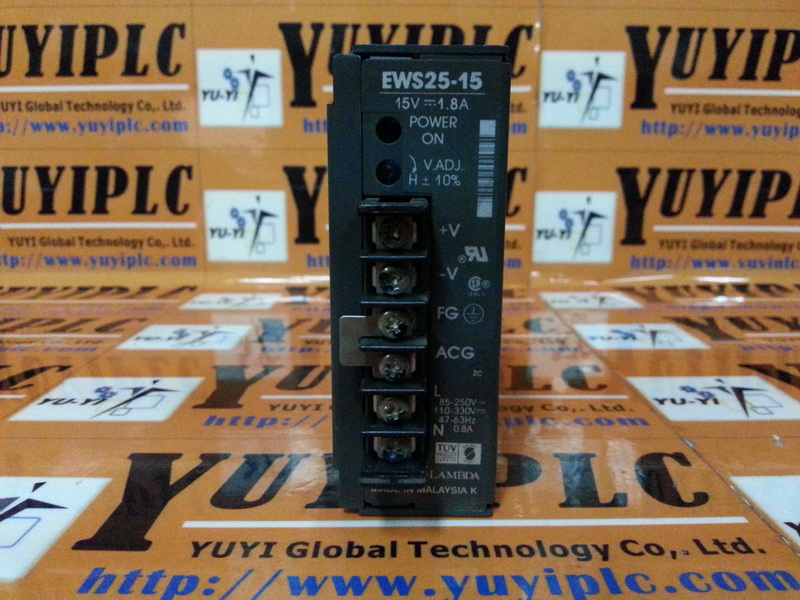 NEMIC-LAMBDA POWER SUPPLY EWS25-15 - PLC DCS SERVO Control MOTOR POWER SUPPLY IPC ROBOT